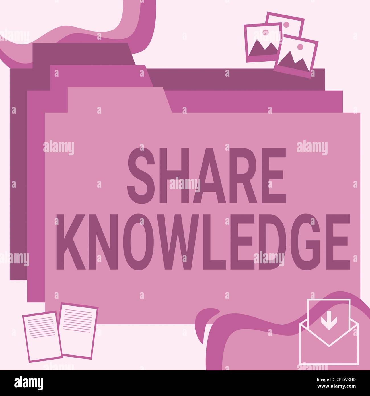 Writing displaying text Share Knowledge. Business showcase teaching ...