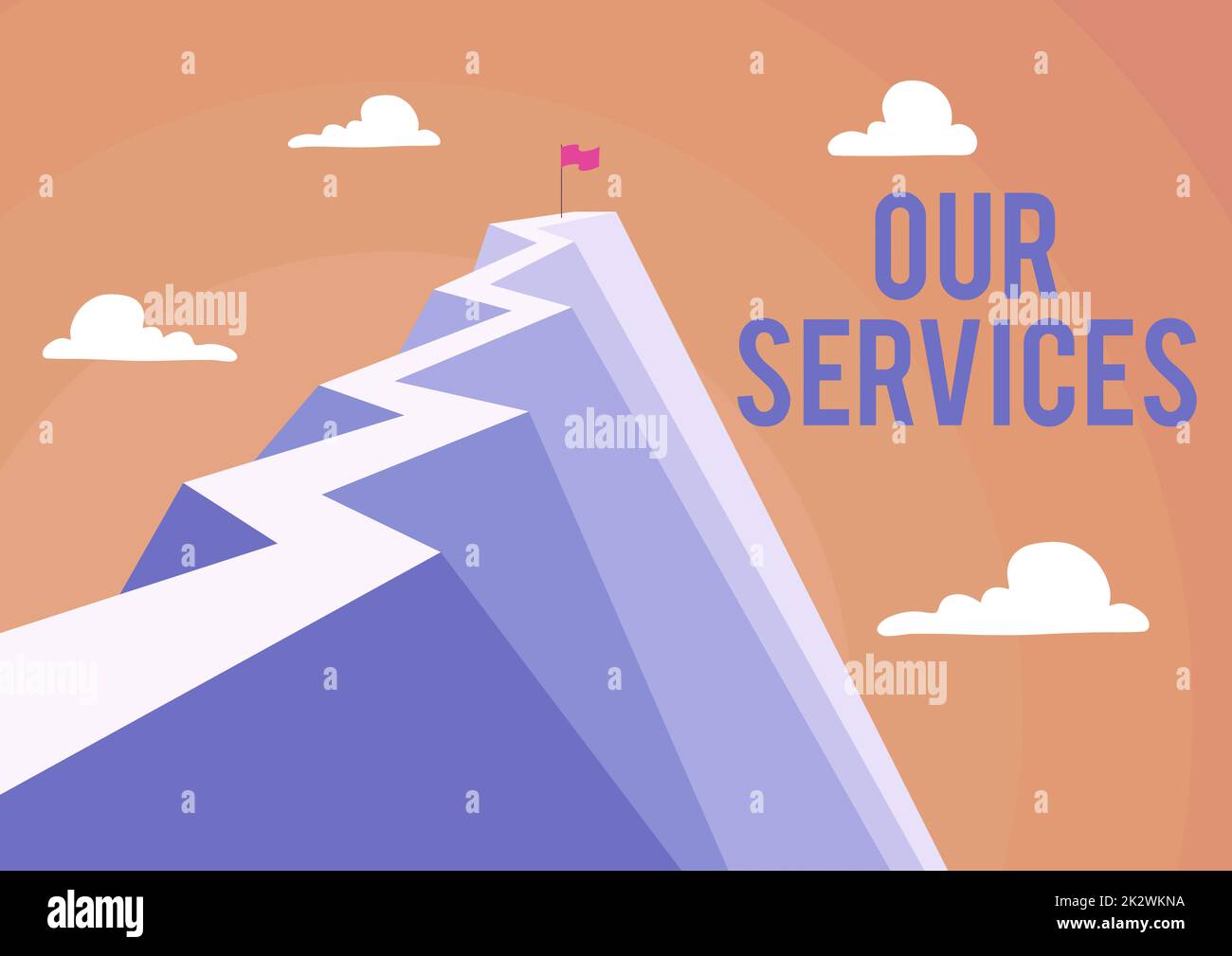 Writing displaying text Our Services. Word for The occupation or ...