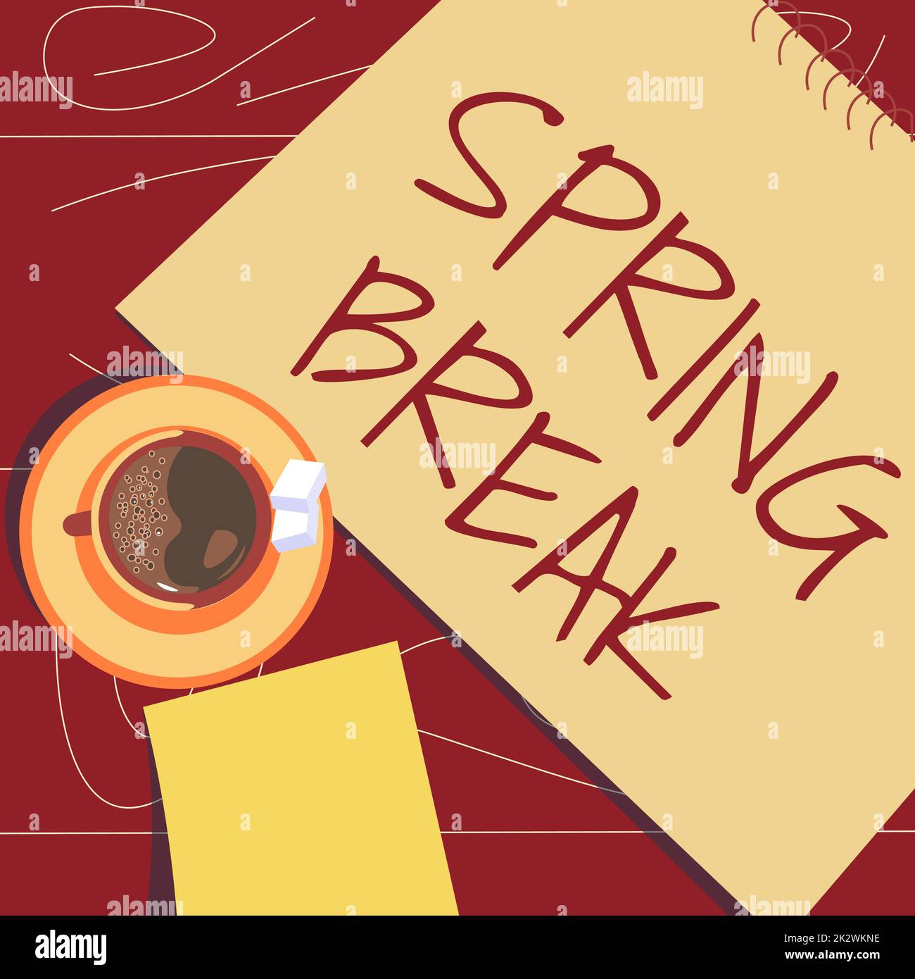 Text showing inspiration Spring Break. Business showcase Vacation ...