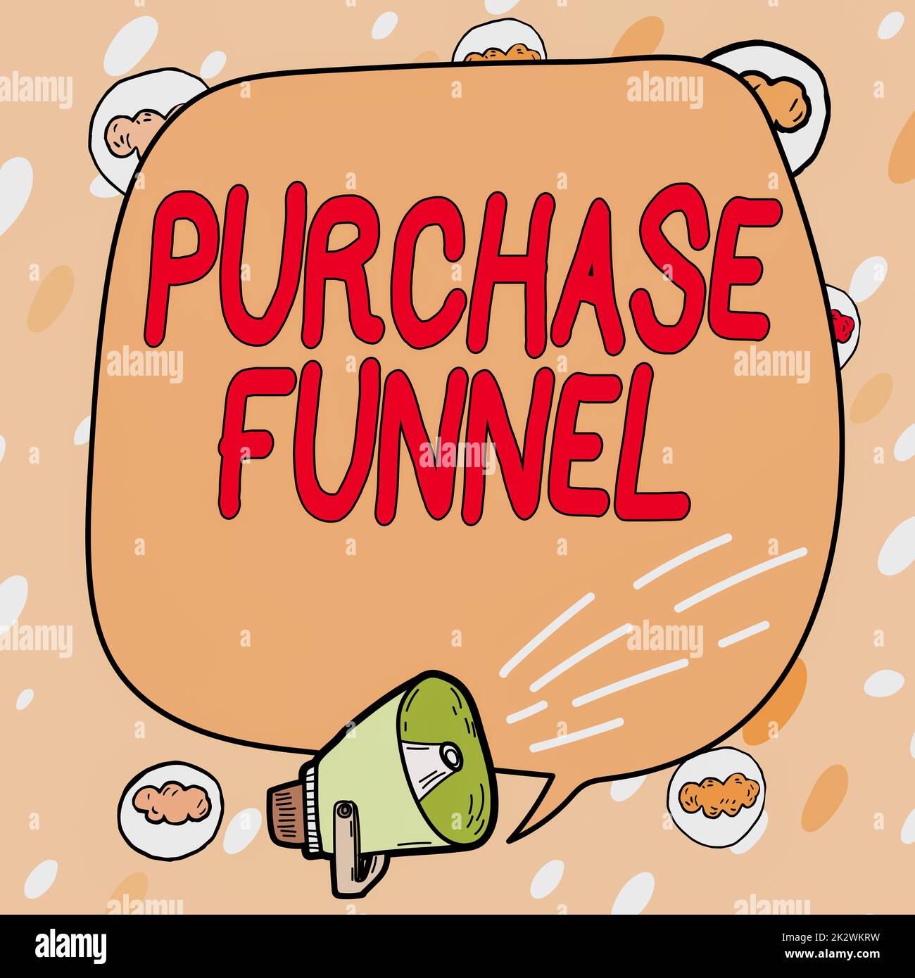 Conceptual display Purchase Funnel, Word Written on consumer model ... Conceptual display Purchase Funnel, Word Written on consumer model ...