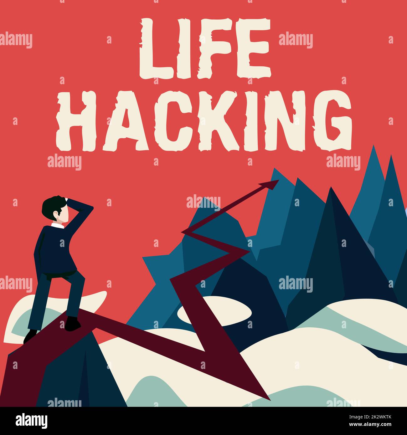 Text showing inspiration Life Hacking. Conceptual photo Simple and ...