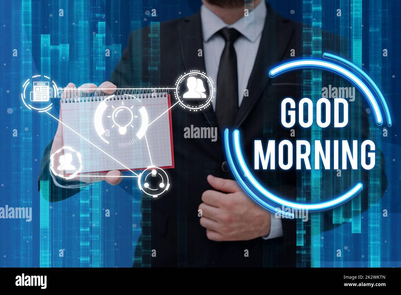 Writing displaying text Good Morning. Word Written on A conventional ...