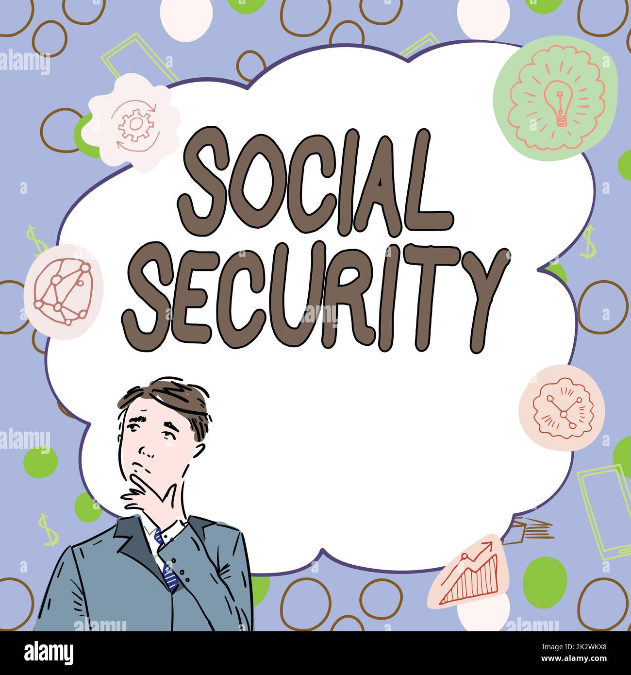 Inspiration Showing Sign Social Security Business Idea Assistance From State Showing With