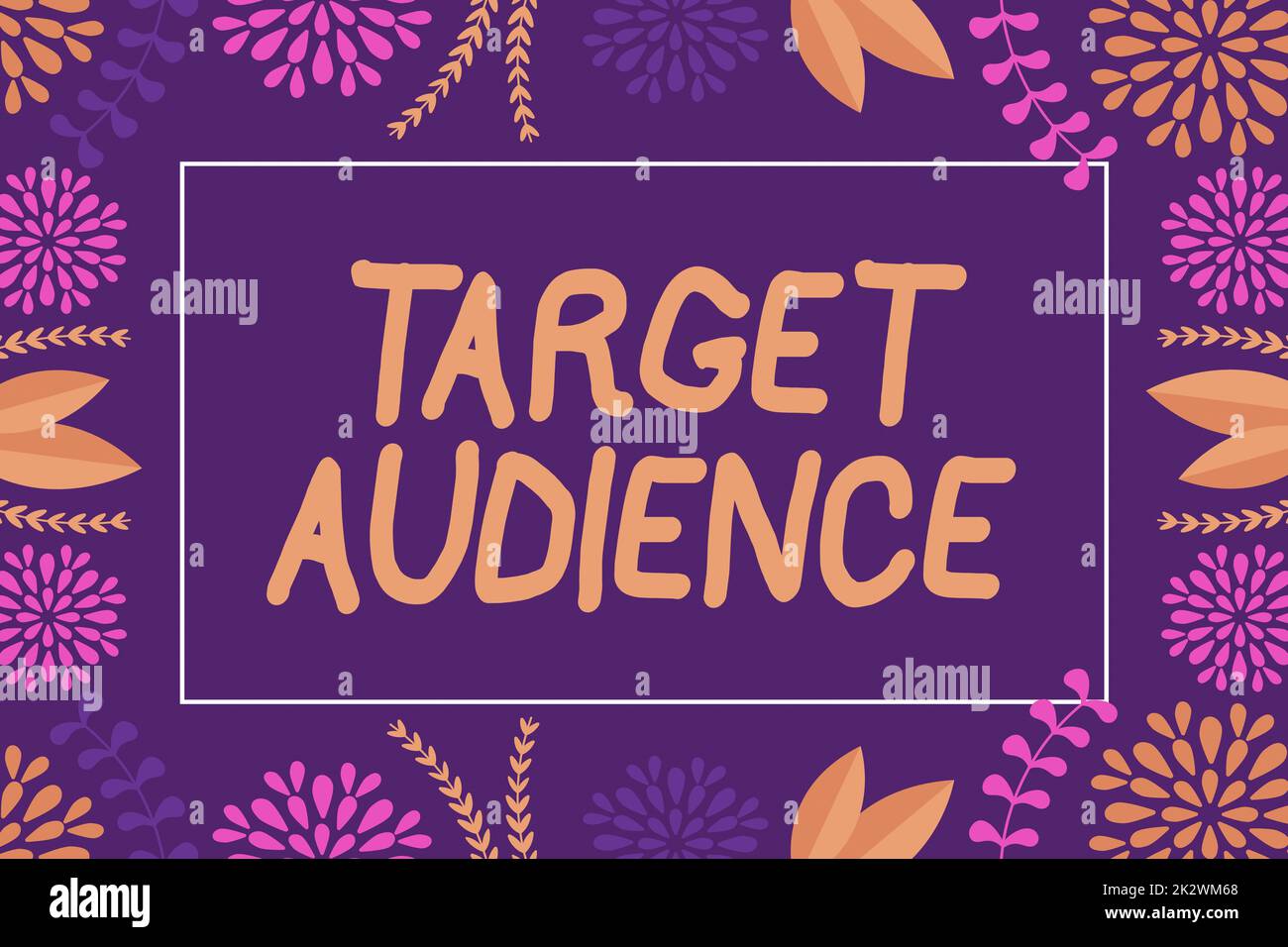 Text showing inspiration Target Audience. Concept meaning category of ...
