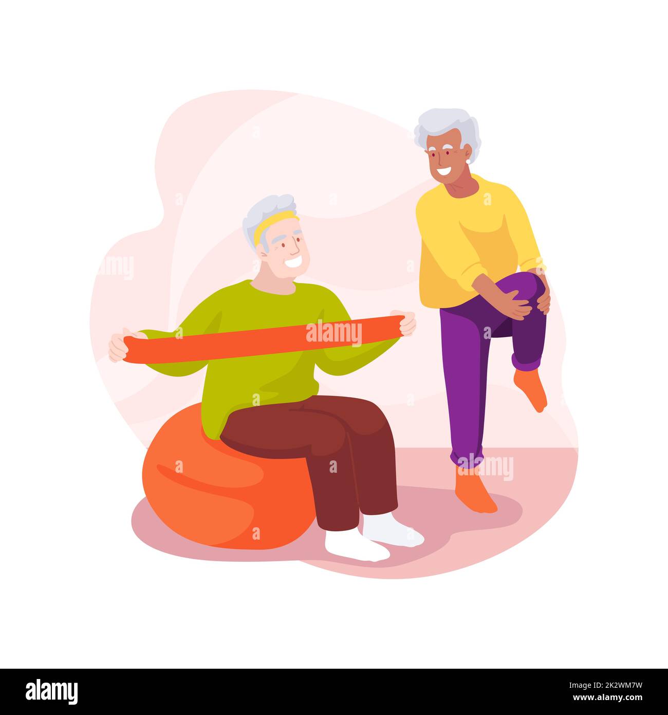 Cardio and strength workout isolated cartoon vector illustration Stock ...