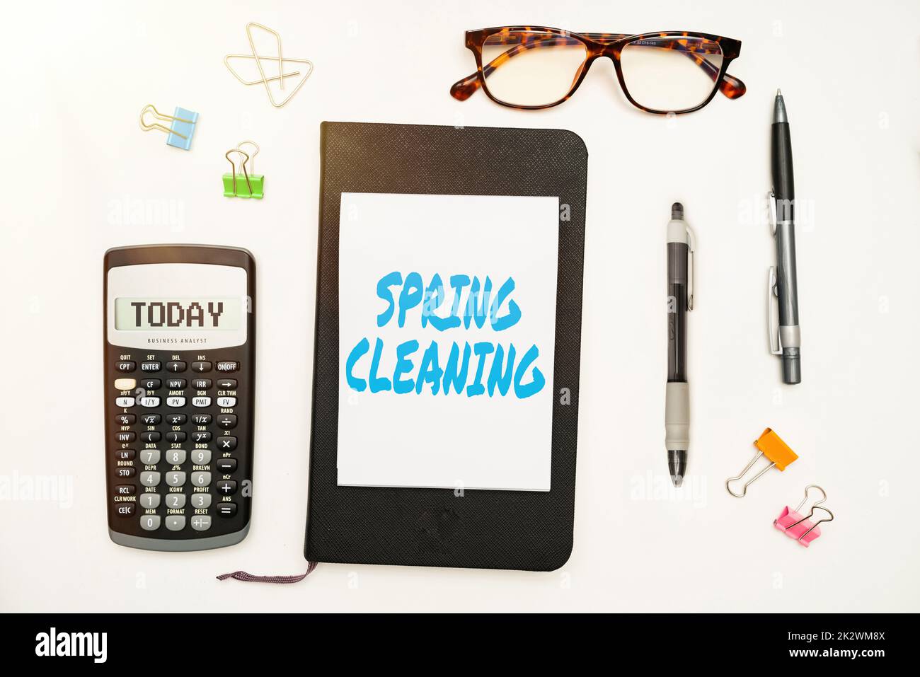 Conceptual caption Spring Cleaning. Business approach practice of ...