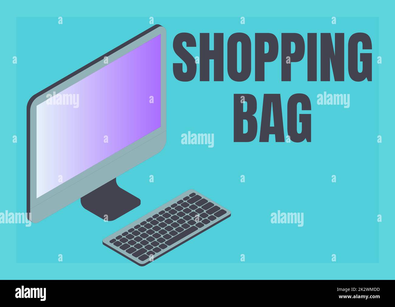Text sign showing Shopping Bag. Business approach Containers for ...