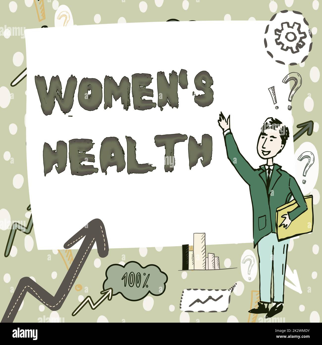 Hand writing sign Women S Health. Word Written on Women s is physical ...