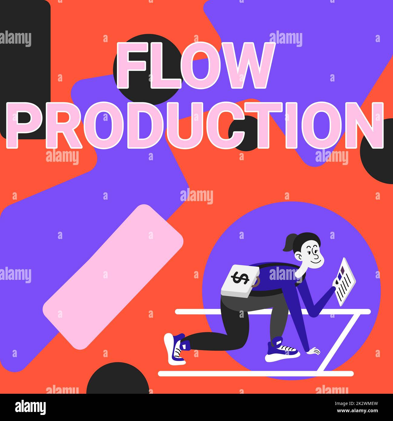 Conceptual caption Flow Production. Business overview items are ... Conceptual caption Flow Production. Business overview items are ...
