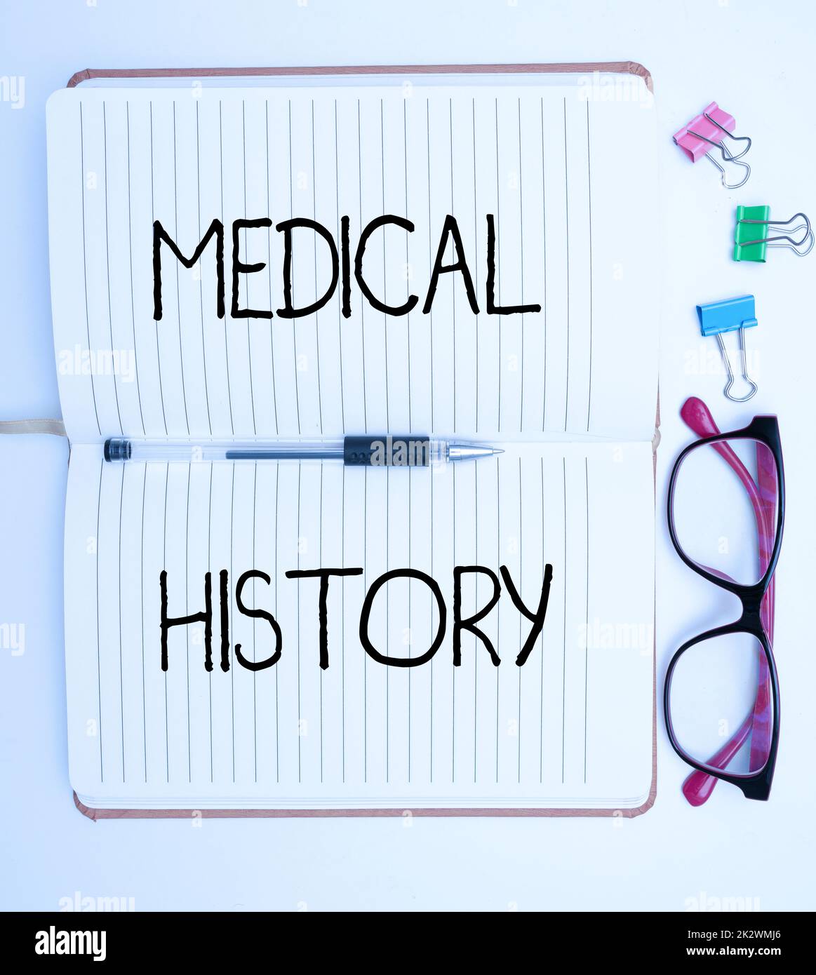 Inspiration showing sign Medical History. Business approach the past ...