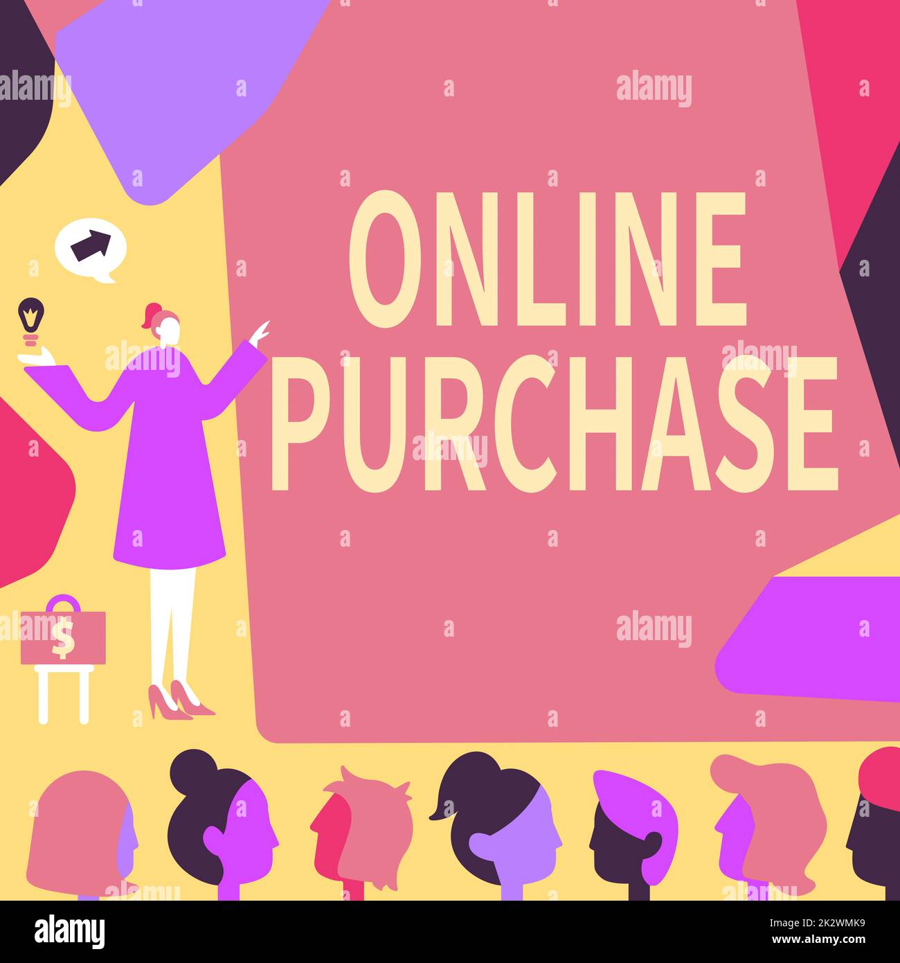 Hand writing sign Online Purchase. Word Written on Purchases electronic ...
