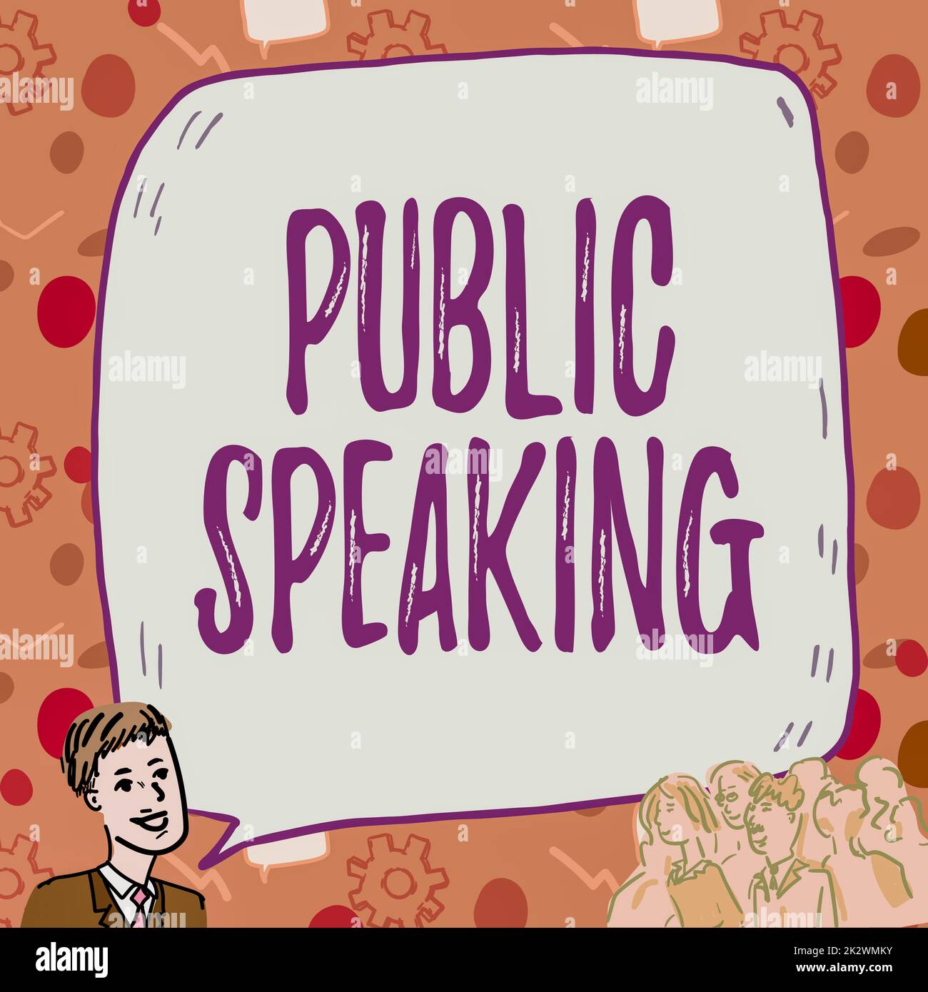 Text showing inspiration Public Speaking. Business showcase talking ...