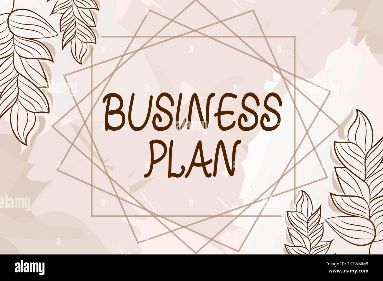 Text showing inspiration Business Plan. Business concept Structural ...