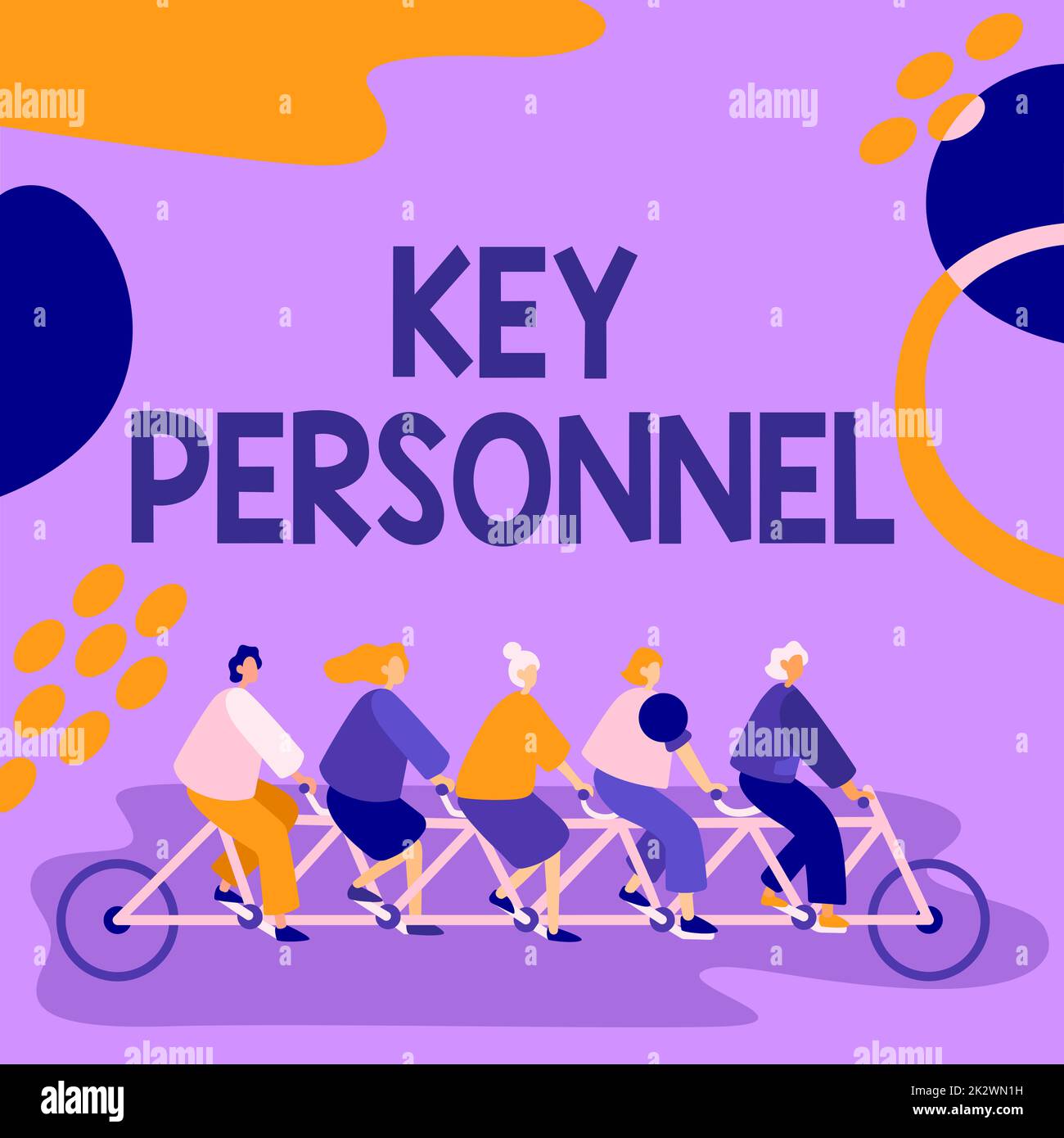 Text sign showing Key Personnel. Business concept Program Directors ...