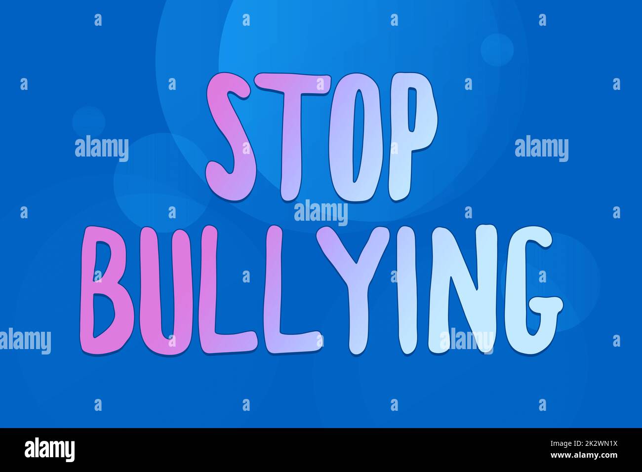 Hand writing sign Stop Bullying. Conceptual photo Fight and Eliminate ...