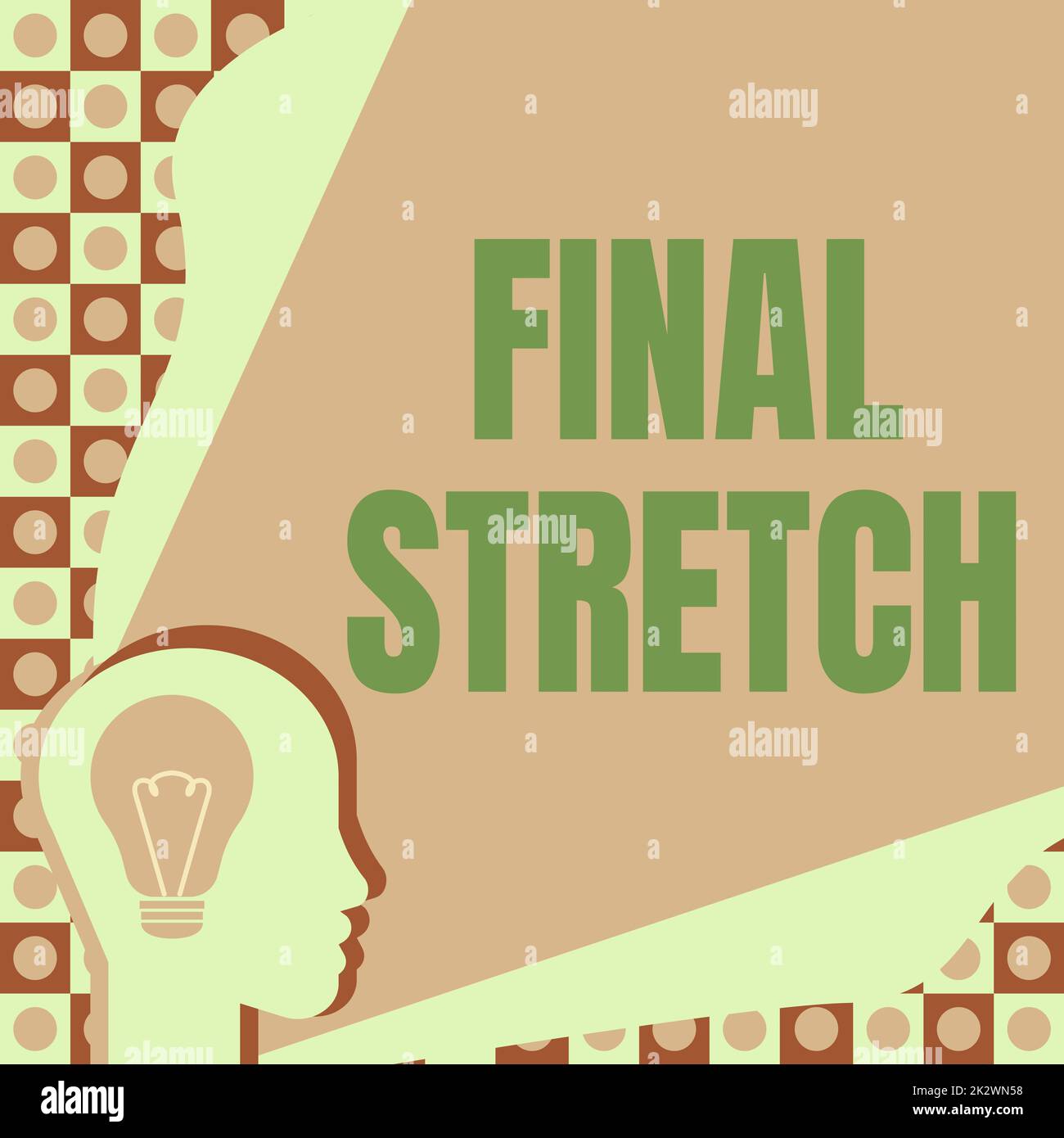 Conceptual caption Final Stretch. Business concept Last Leg Concluding ...