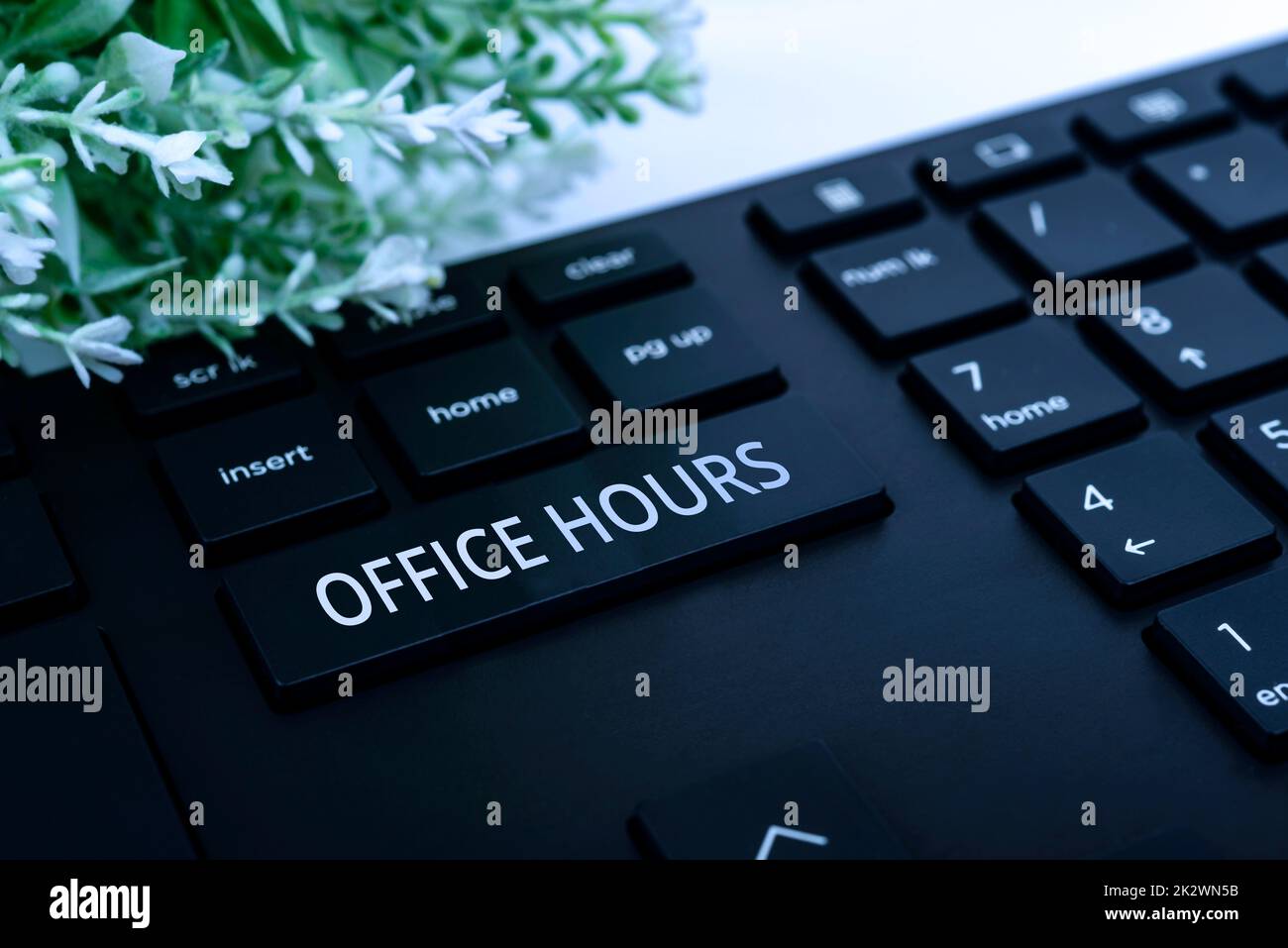 Conceptual display Office Hours. Business approach The hours which ...