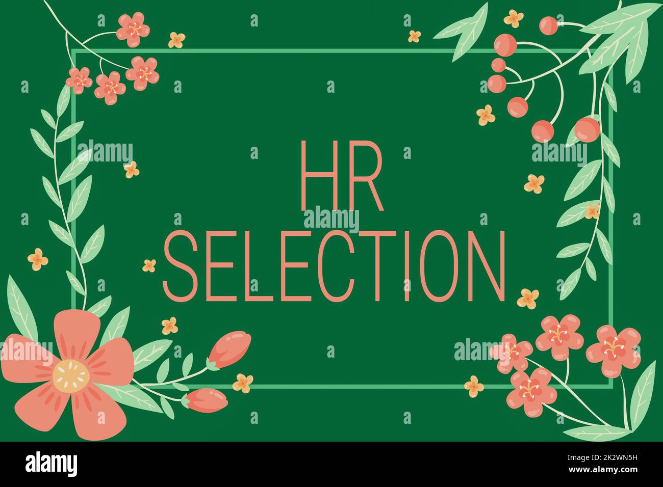 Conceptual caption Hr Selection. Business idea Process and approached ...