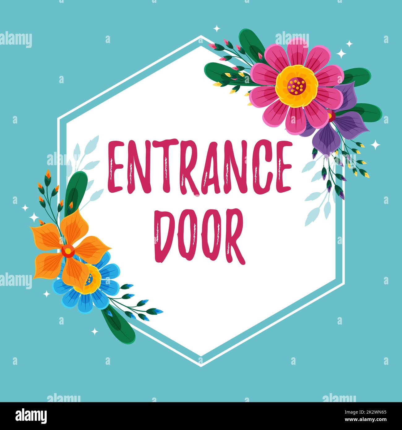 Conceptual display Entrance Door. Business concept Way in Doorway Gate ...