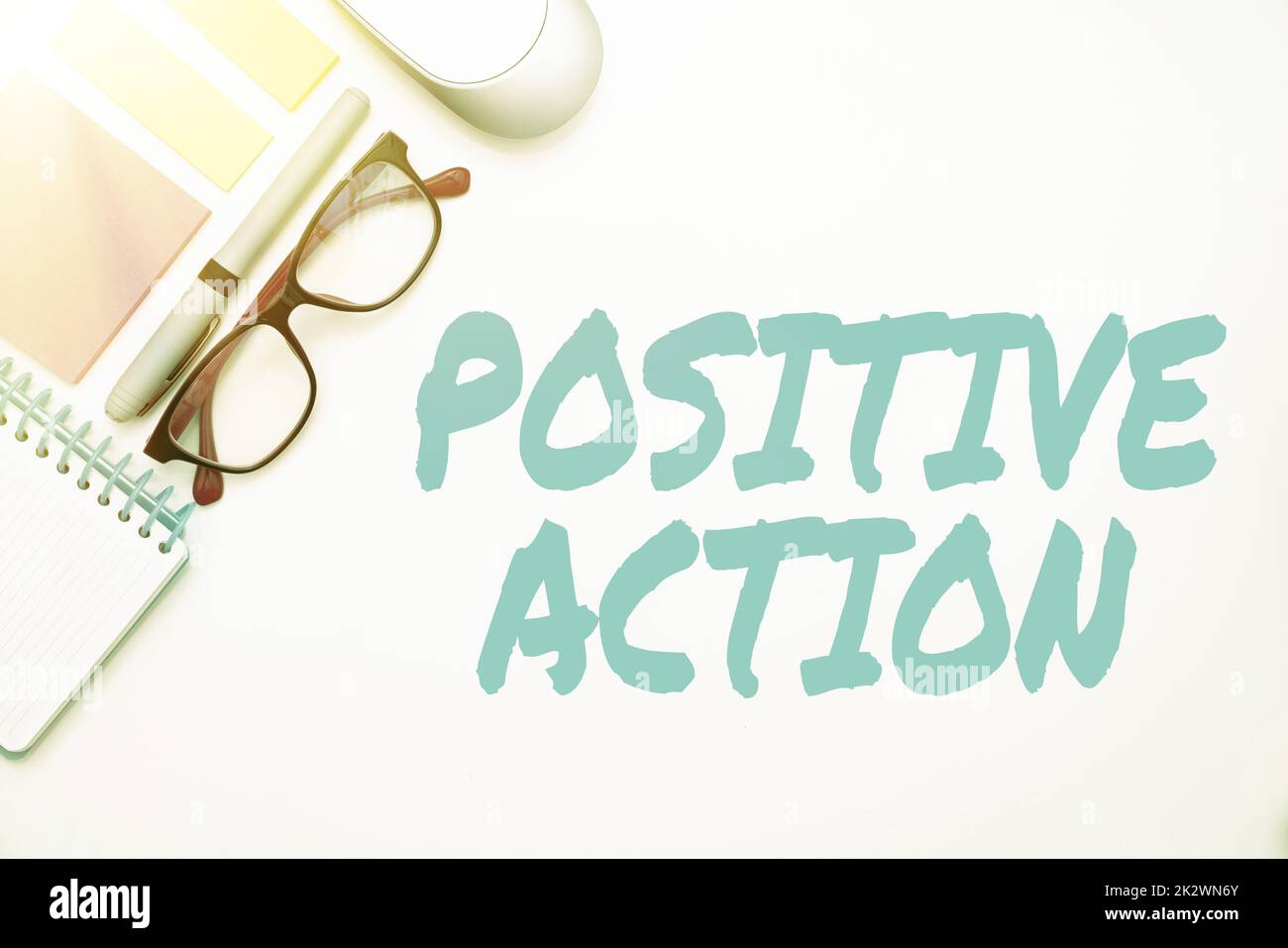 Inspiration showing sign Positive Action. Business showcase doing good ...