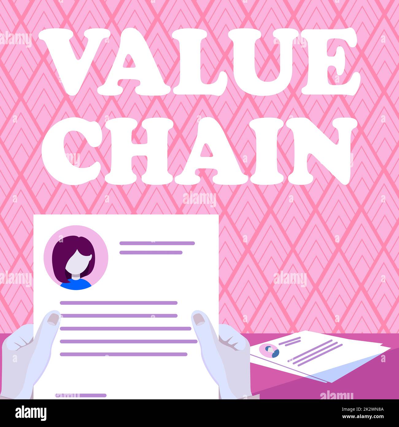 Text sign showing Value Chain. Word Written on Business manufacturing ... Text sign showing Value Chain. Word Written on Business manufacturing ...