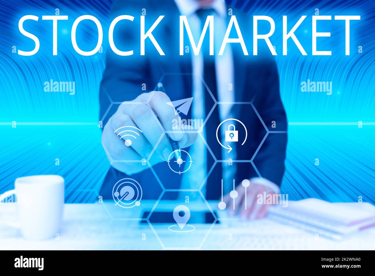 Inspiration showing sign Stock Market. Word Written on Particular ...