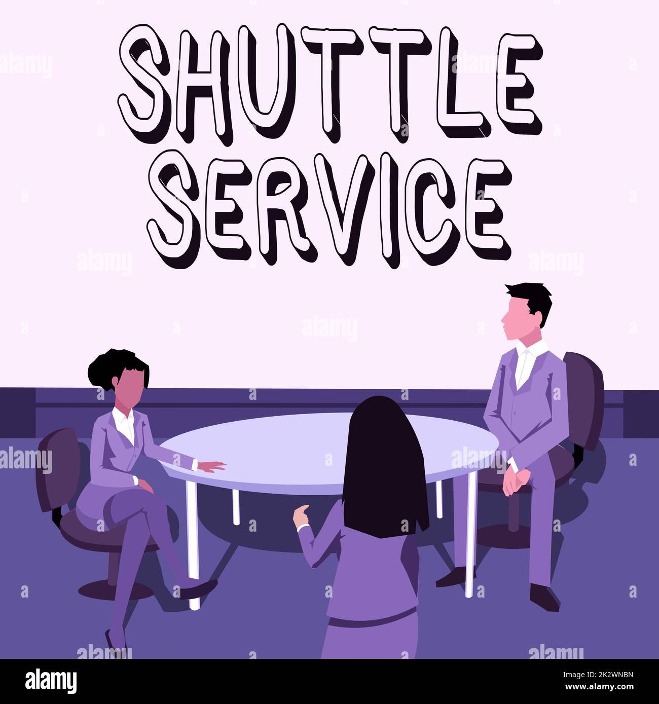 Sign displaying Shuttle Service. Internet Concept vehicles like buses ...