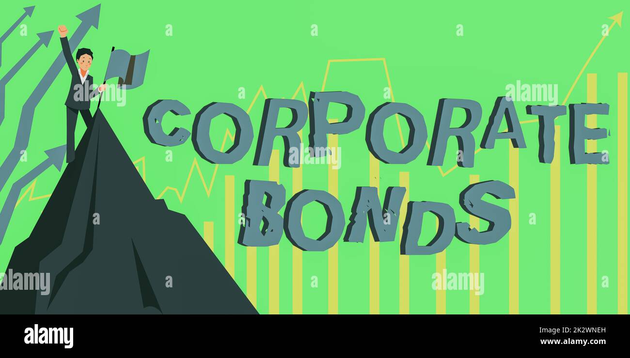Conceptual display Corporate Bonds. Business concept corporation to ...
