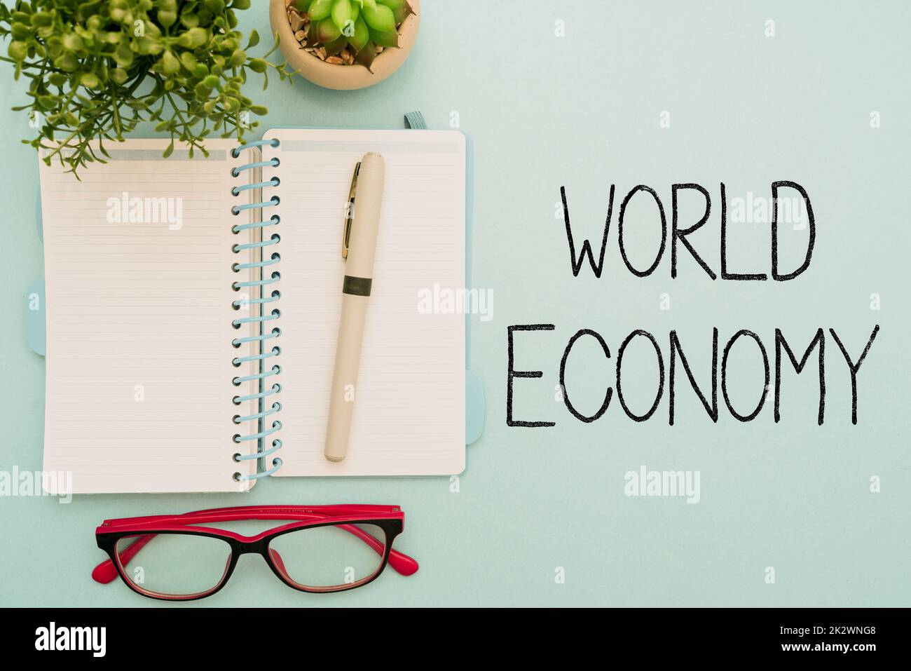Text sign showing World Economy. Business showcase Global Worldwide ...