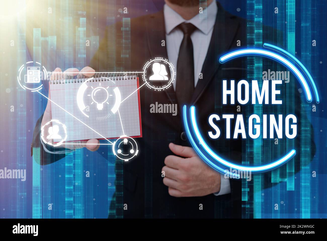 Text showing inspiration Home Staging. Business showcase Act of ...