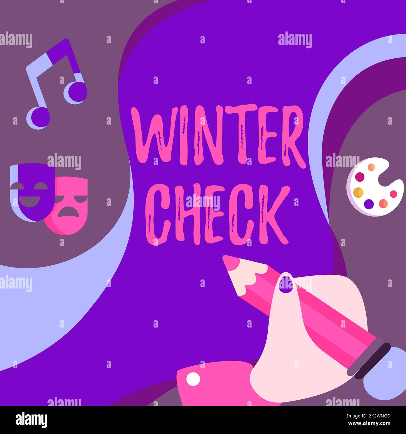 Inspiration showing sign Winter Check. Word for Coldest Season ...