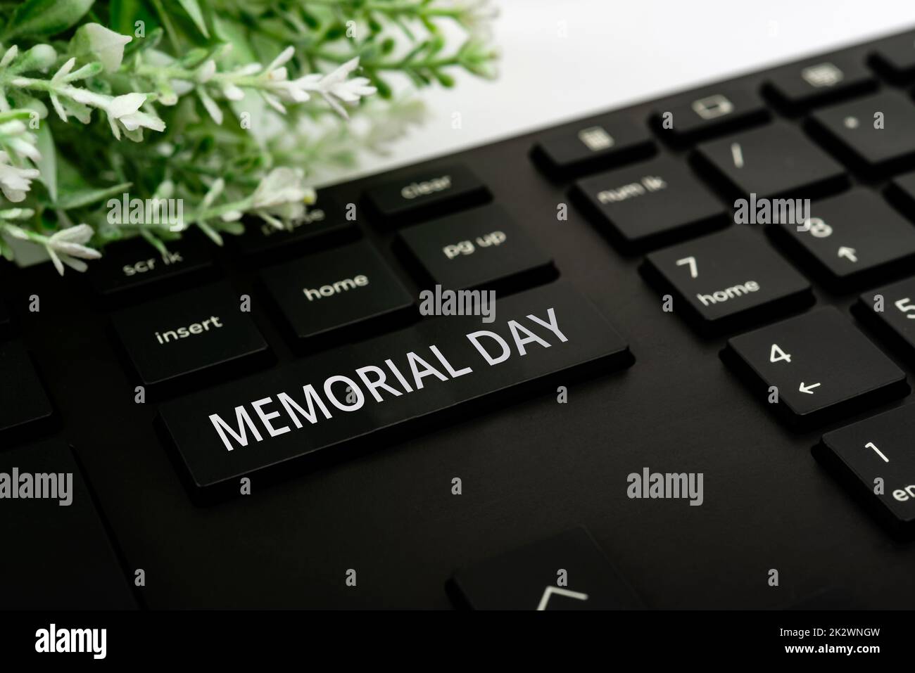 Hand writing sign Memorial Day. Business showcase To honor and ...
