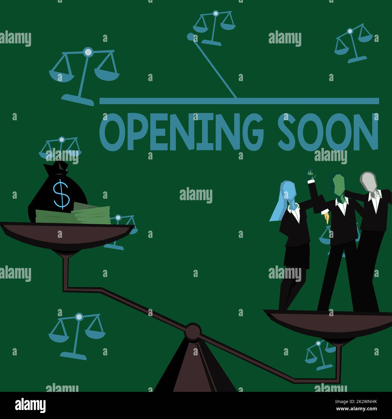 Text sign showing Opening Soon. Business concept Going to be available ...