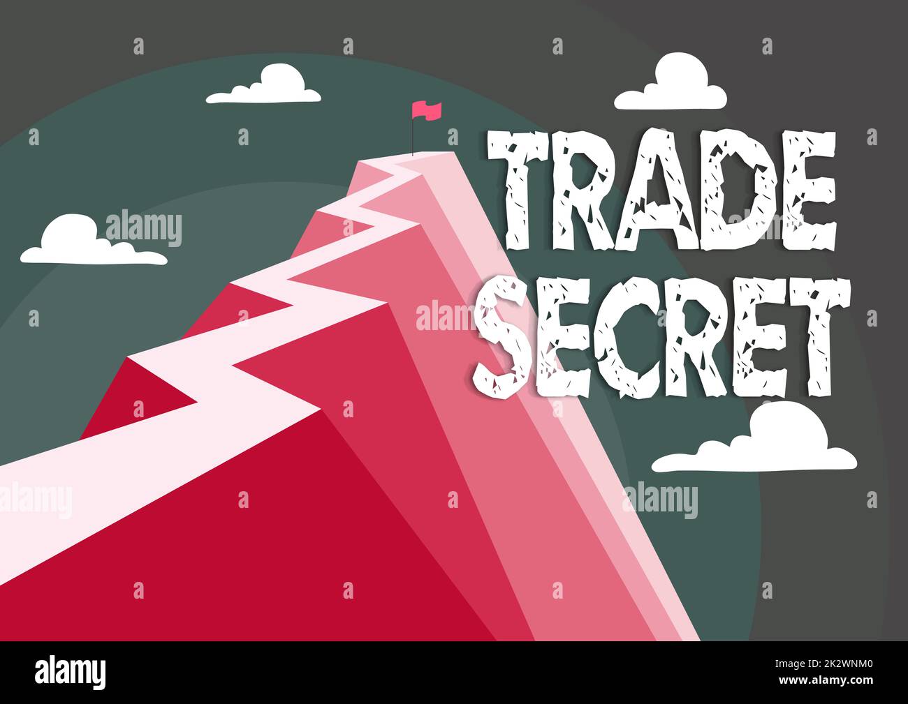 Hand writing sign Trade Secret. Word Written on Confidential ...