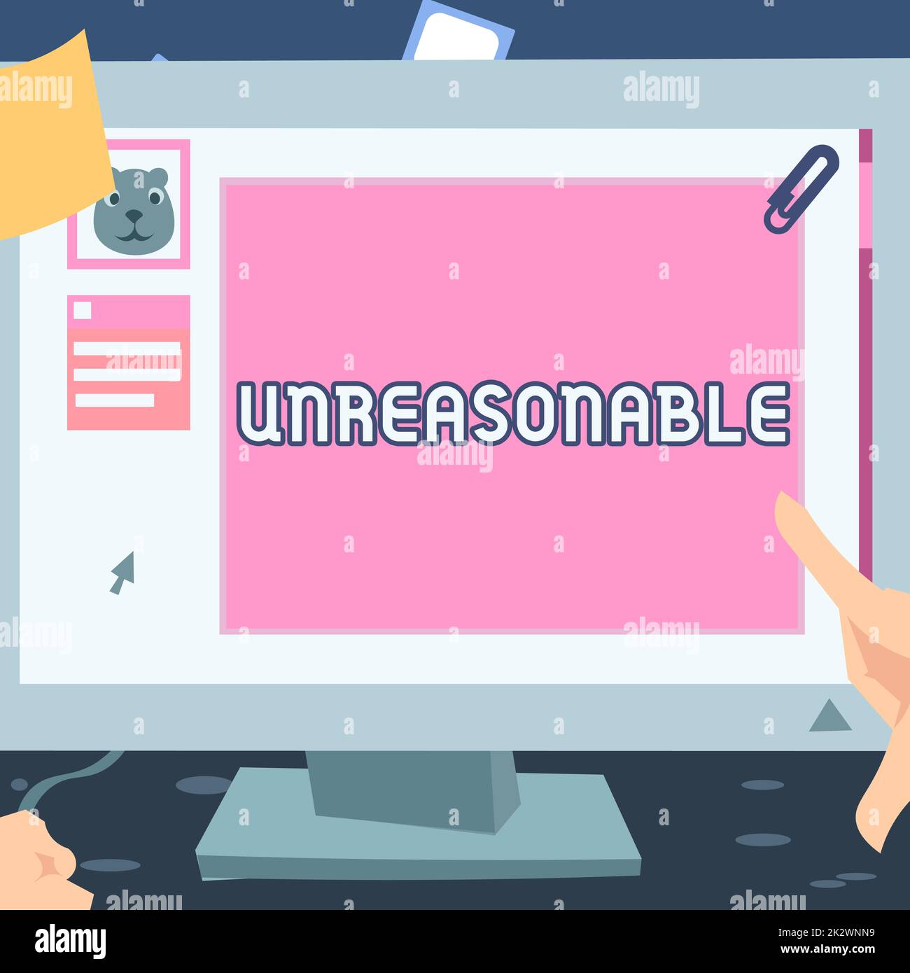 Writing Displaying Text Unreasonable Word Written On Beyond The Limits