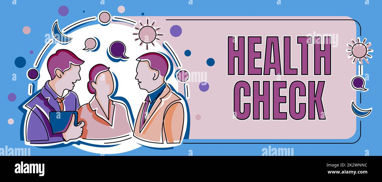 Inspiration showing sign Health Check. Business showcase Medical ...