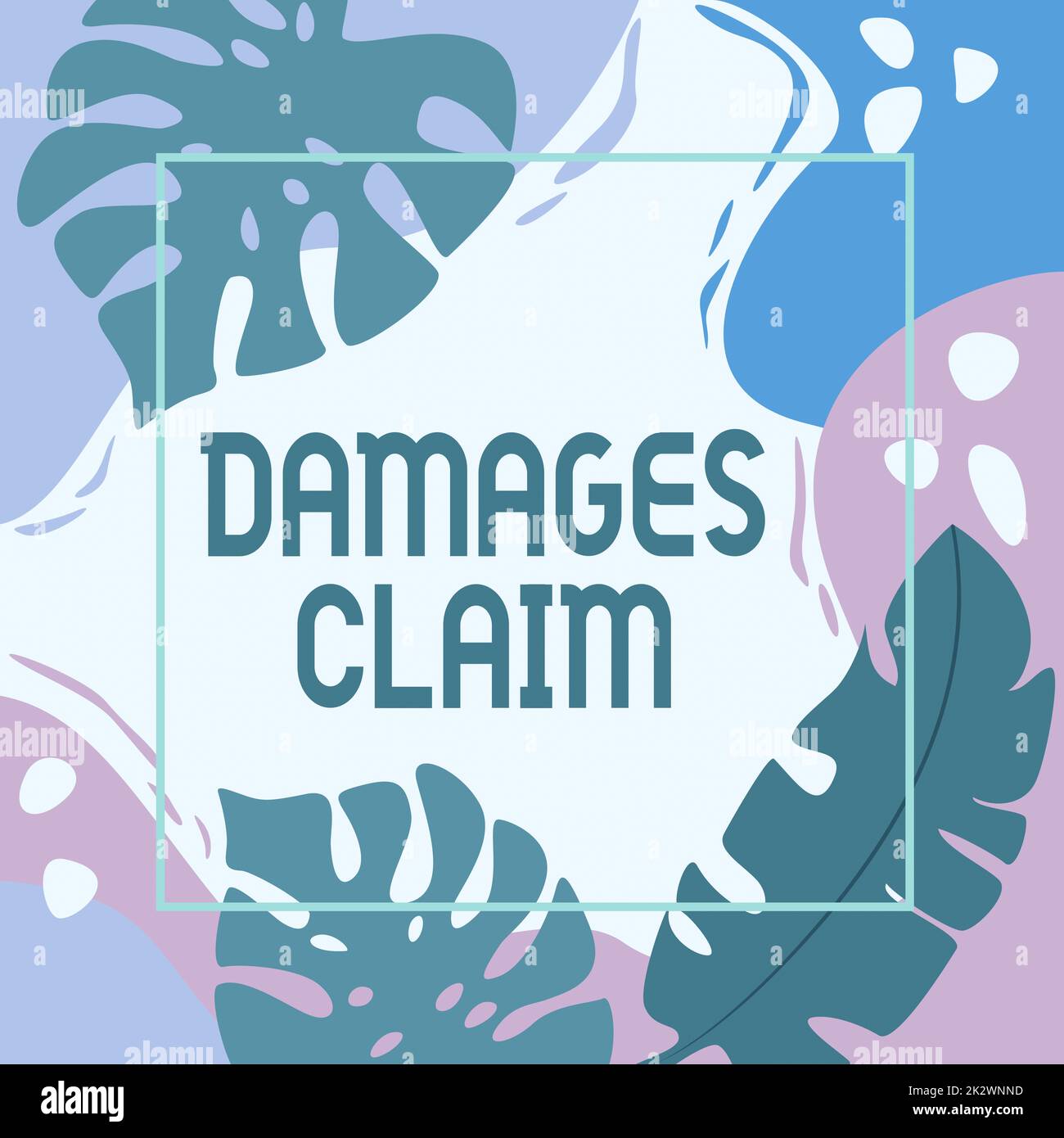 Inspiration showing sign Damages Claim. Word for Demand Compensation ...