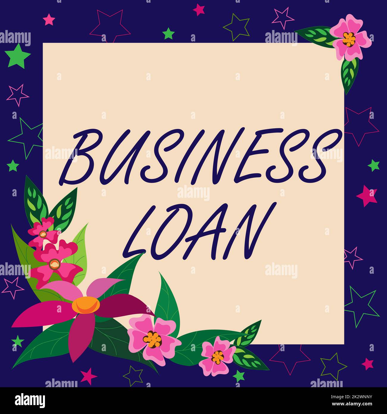 Conceptual caption Business Loan. Business showcase Credit Mortgage ...