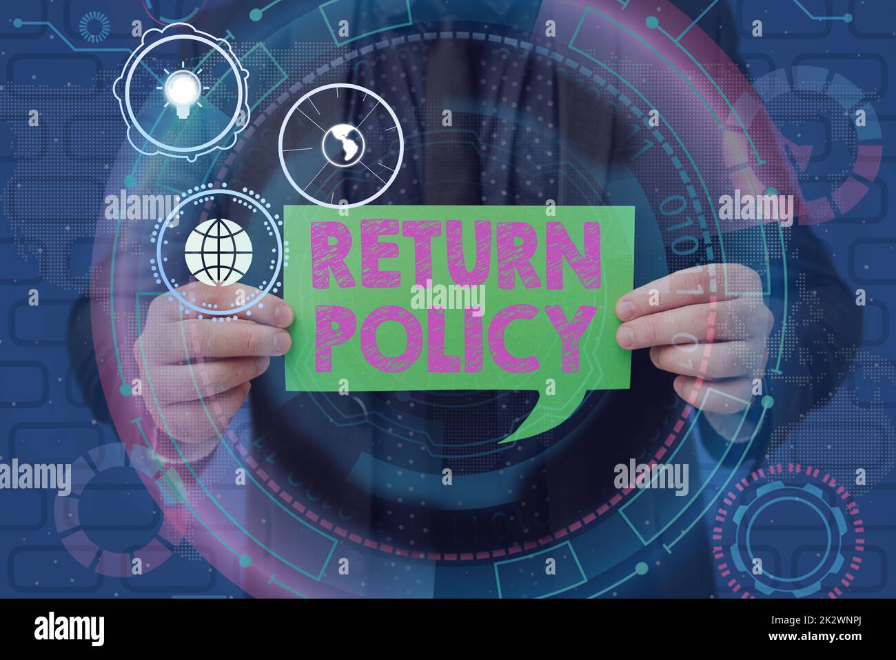 Inspiration showing sign Return Policy. Business concept Tax ...