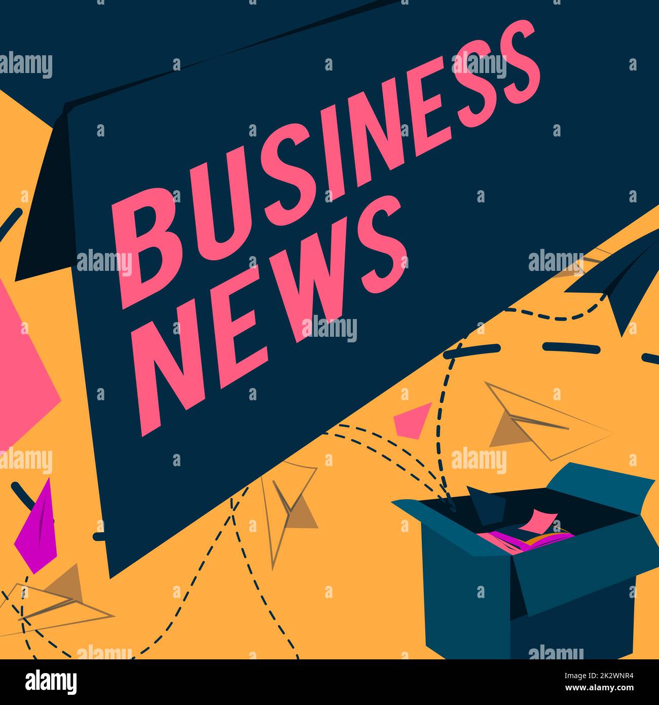 Text showing inspiration Business News. Business showcase Commercial ...