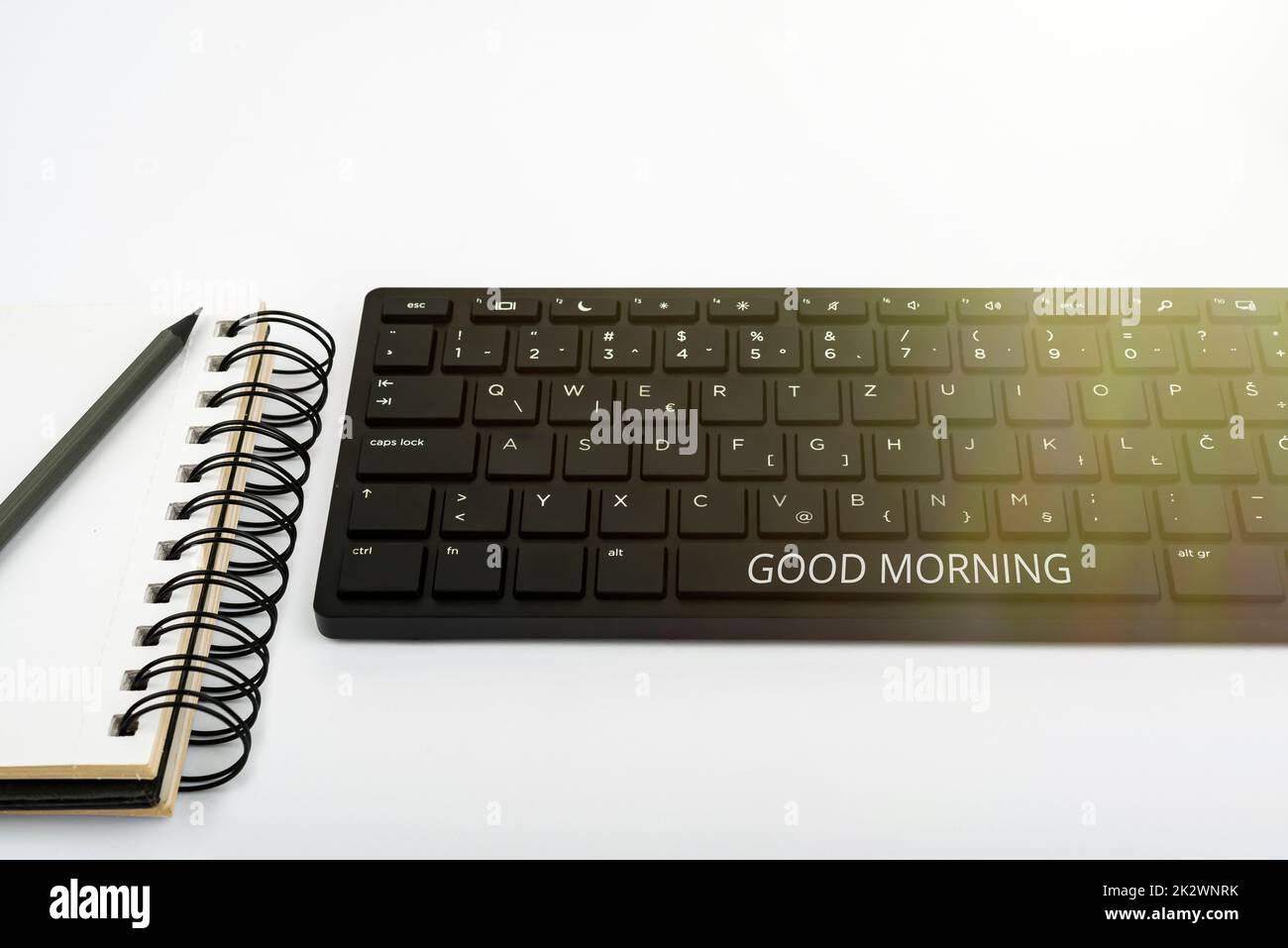 Conceptual display Good Morning. Business concept A conventional ...