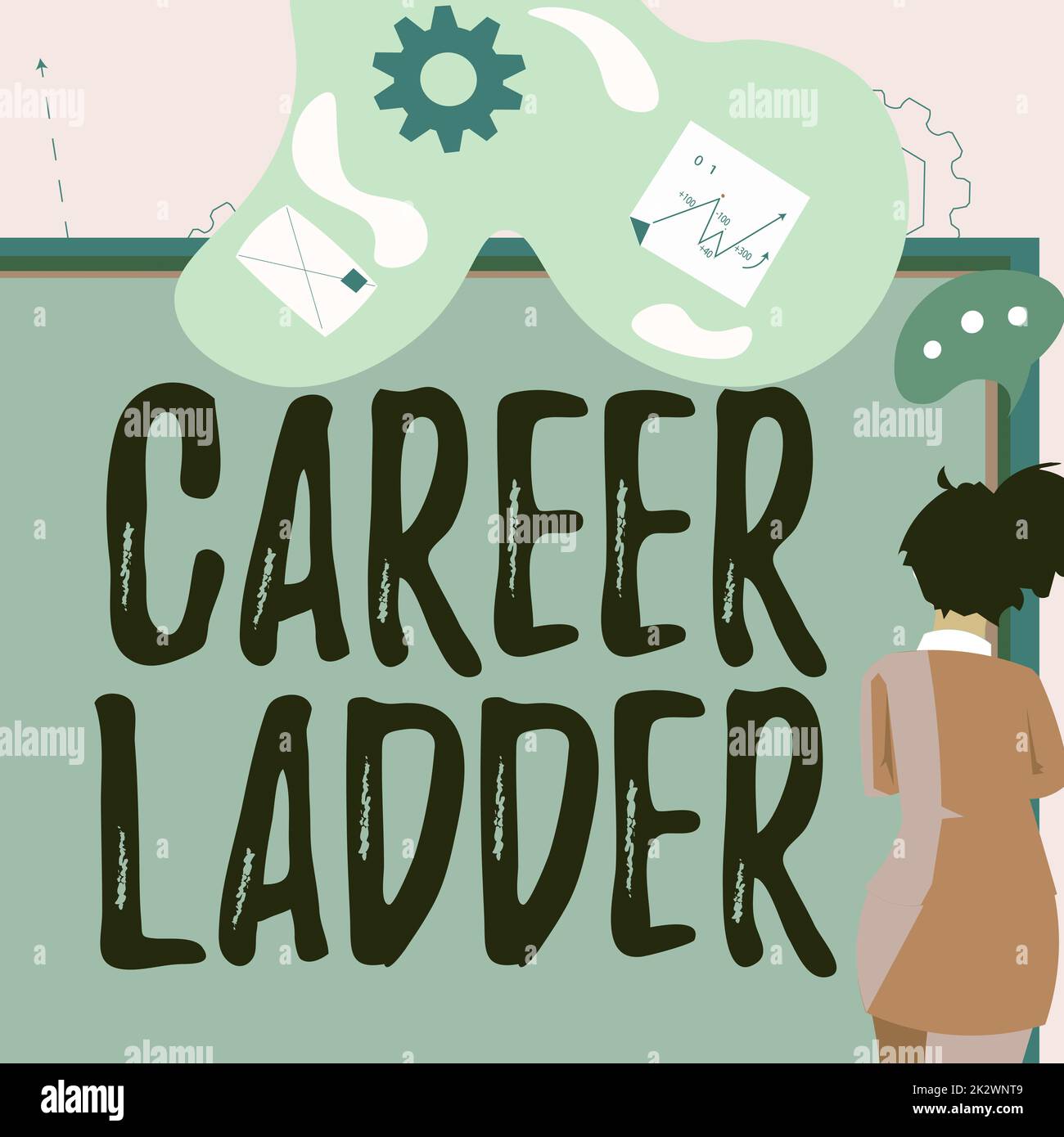 Conceptual display Career Ladder. Business approach Job Promotion ...