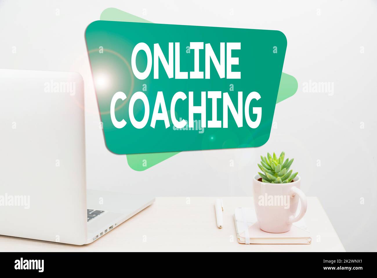 Hand writing sign Online Coaching. Word for Learning from online and ...