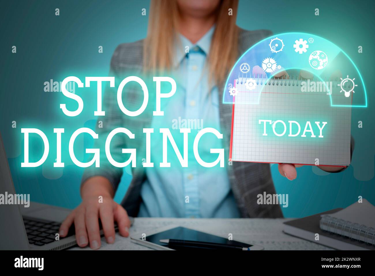 Conceptual caption Stop Digging. Conceptual photo Prevent Illegal ... Conceptual caption Stop Digging. Conceptual photo Prevent Illegal ...