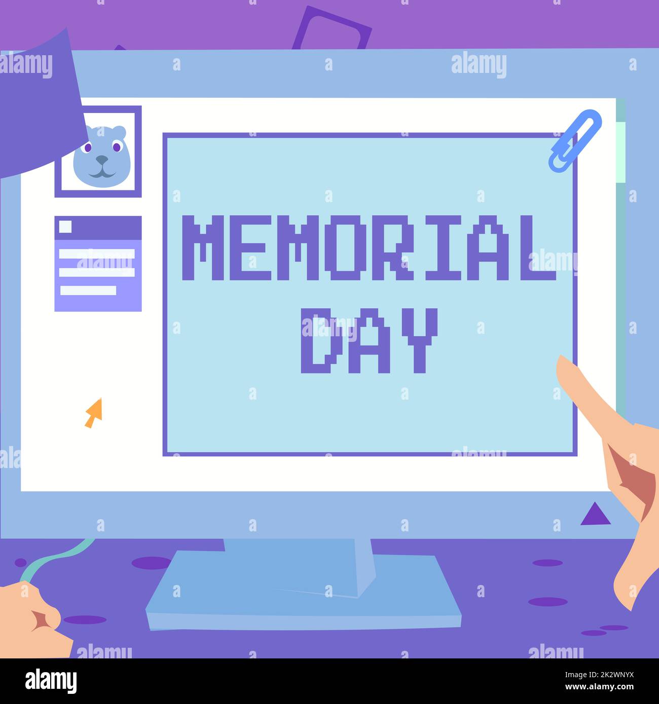 Conceptual caption Memorial Day. Concept meaning To honor and ...