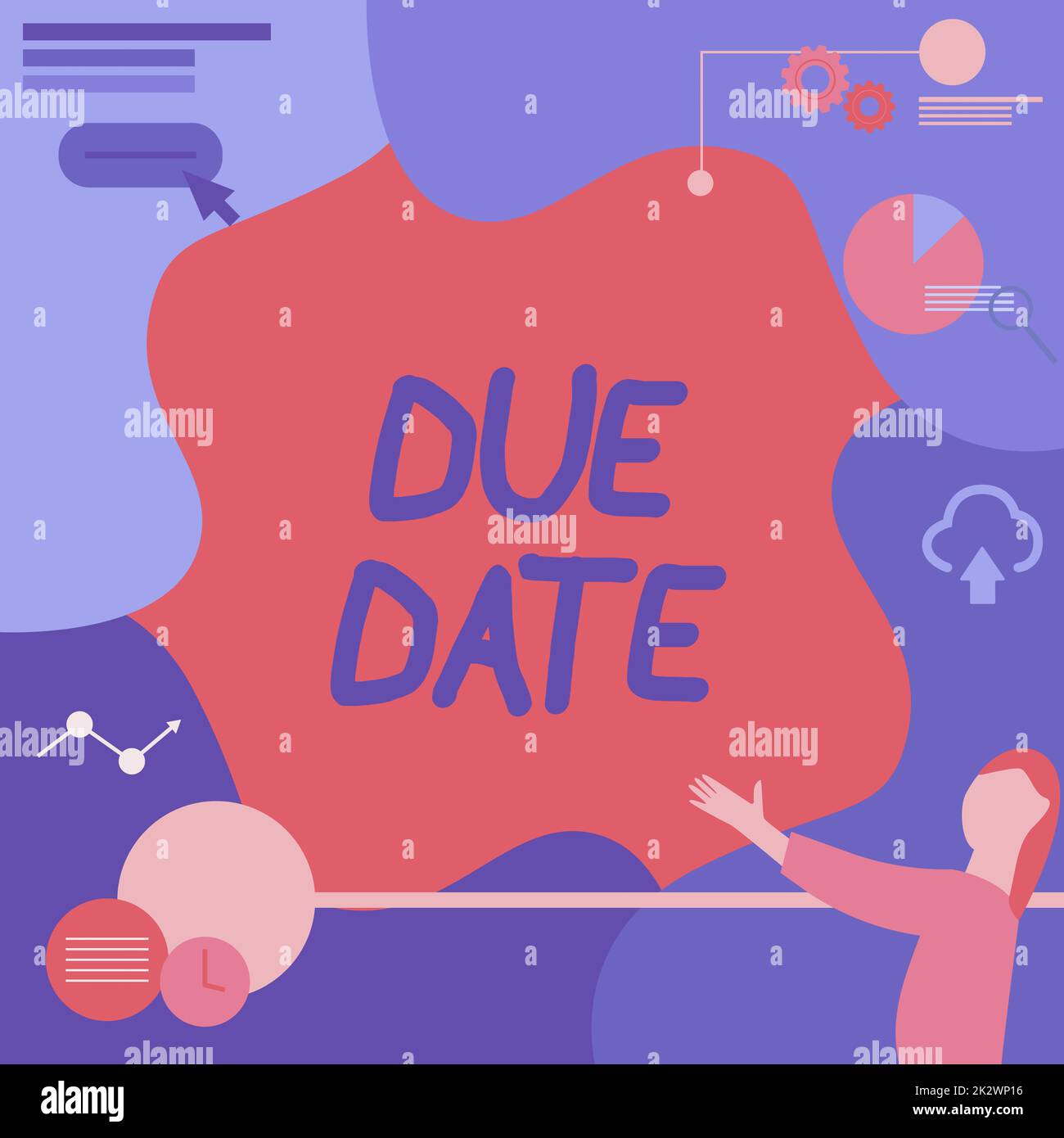 Text showing inspiration Due Date. Business approach The date when ...