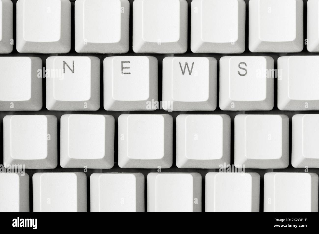 Online news concept - keyboard with NEWS keys Stock Photo - Alamy