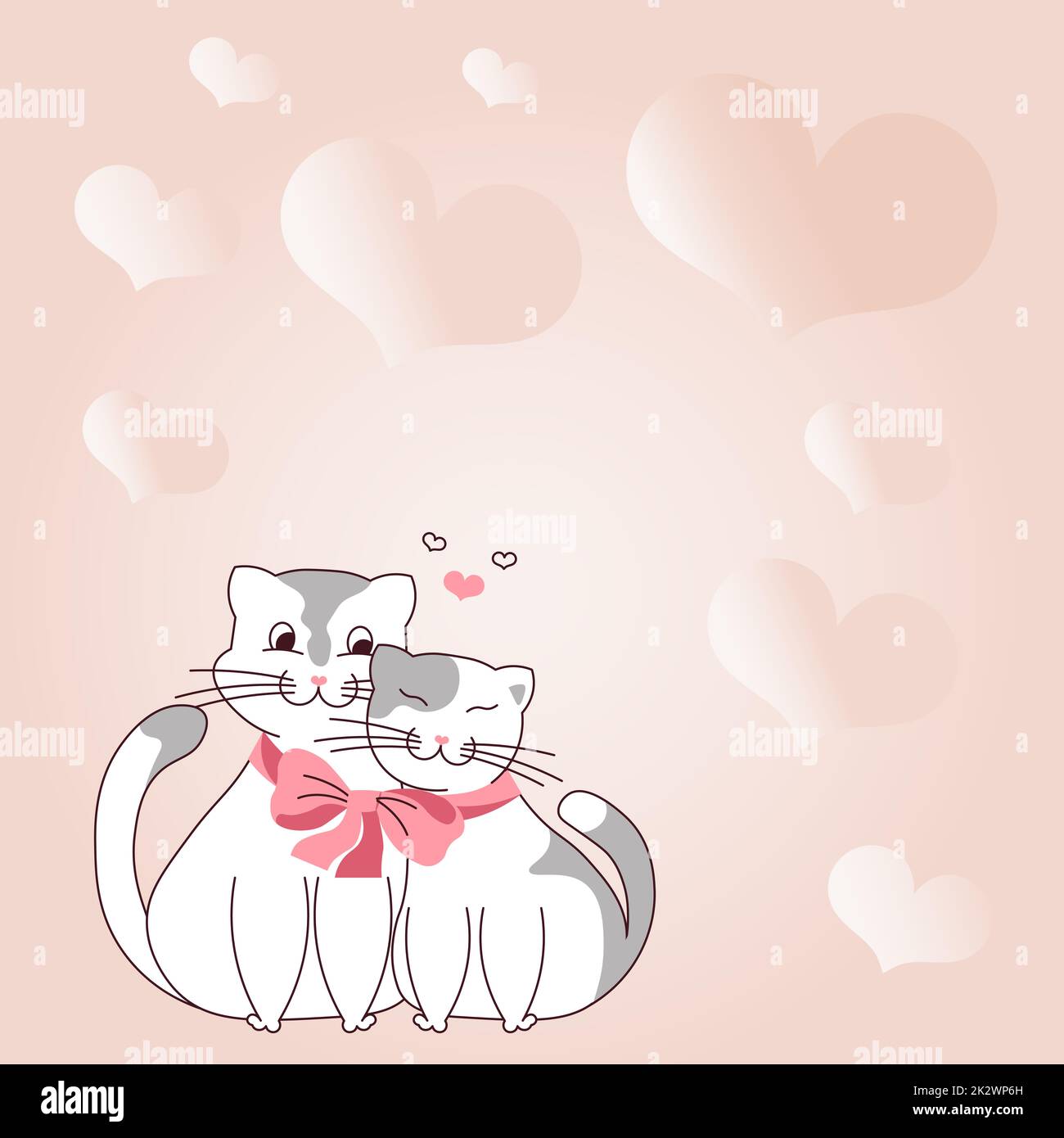 Cute Cartoon Couples Cuddling