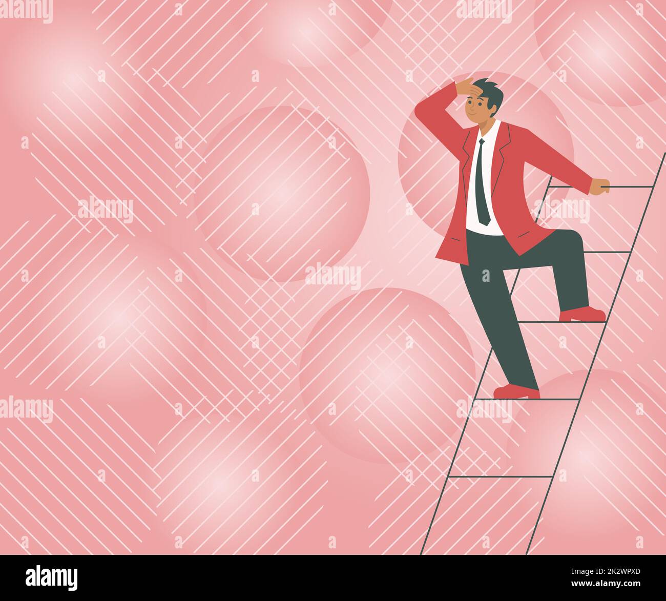 Gentleman In Suit Standing Ladder Searching Latest Plan Ideas ...