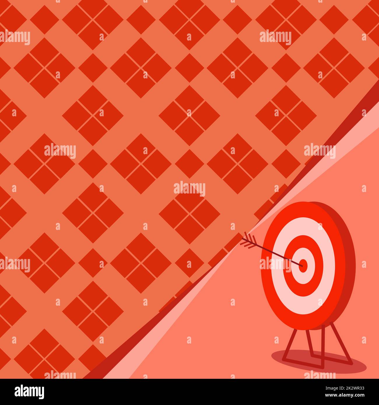 Target With Bullseye Representing Successfully Completed Project ...